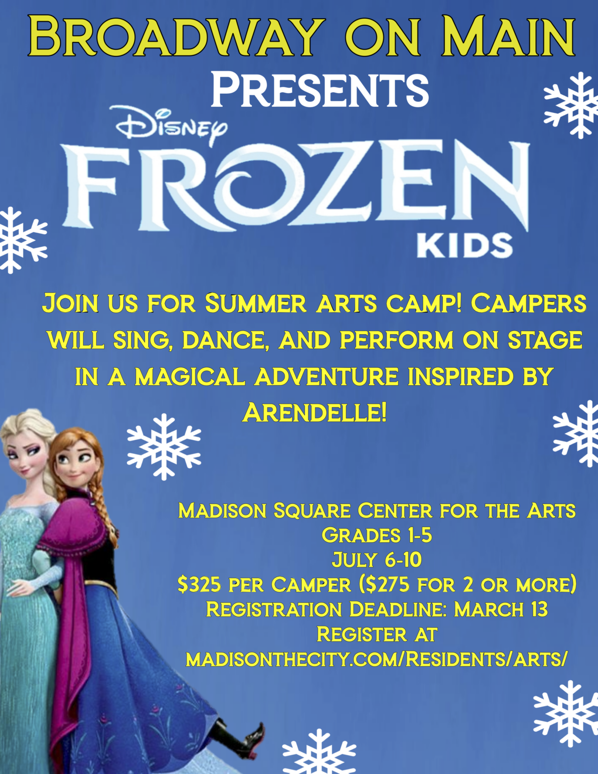 Madison Square Center for the Arts Summer Arts Camp | Madison The City